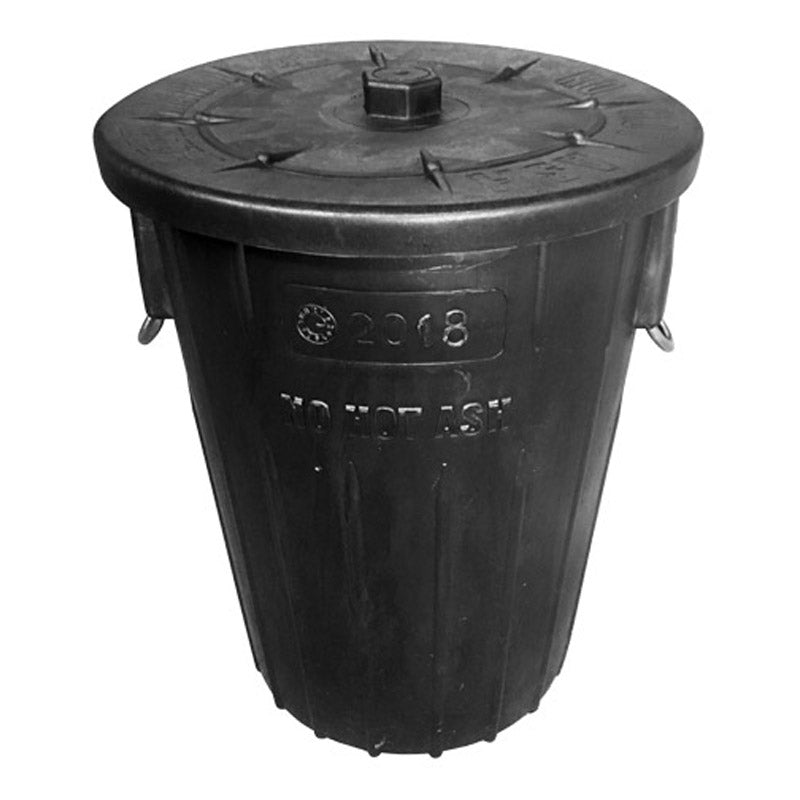 REFUSE BIN WITH LID AND METAL HANDLE 90L – Hinterland