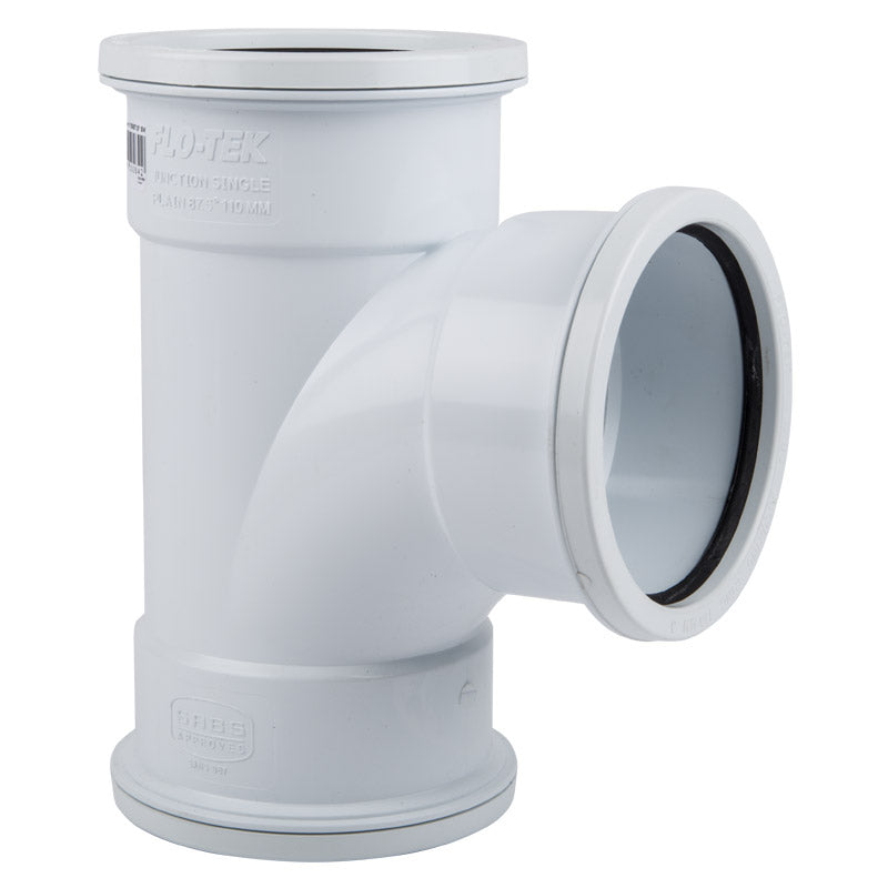 WASTE TEE JUNCTION 87.5D SV L 110MM – Hinterland