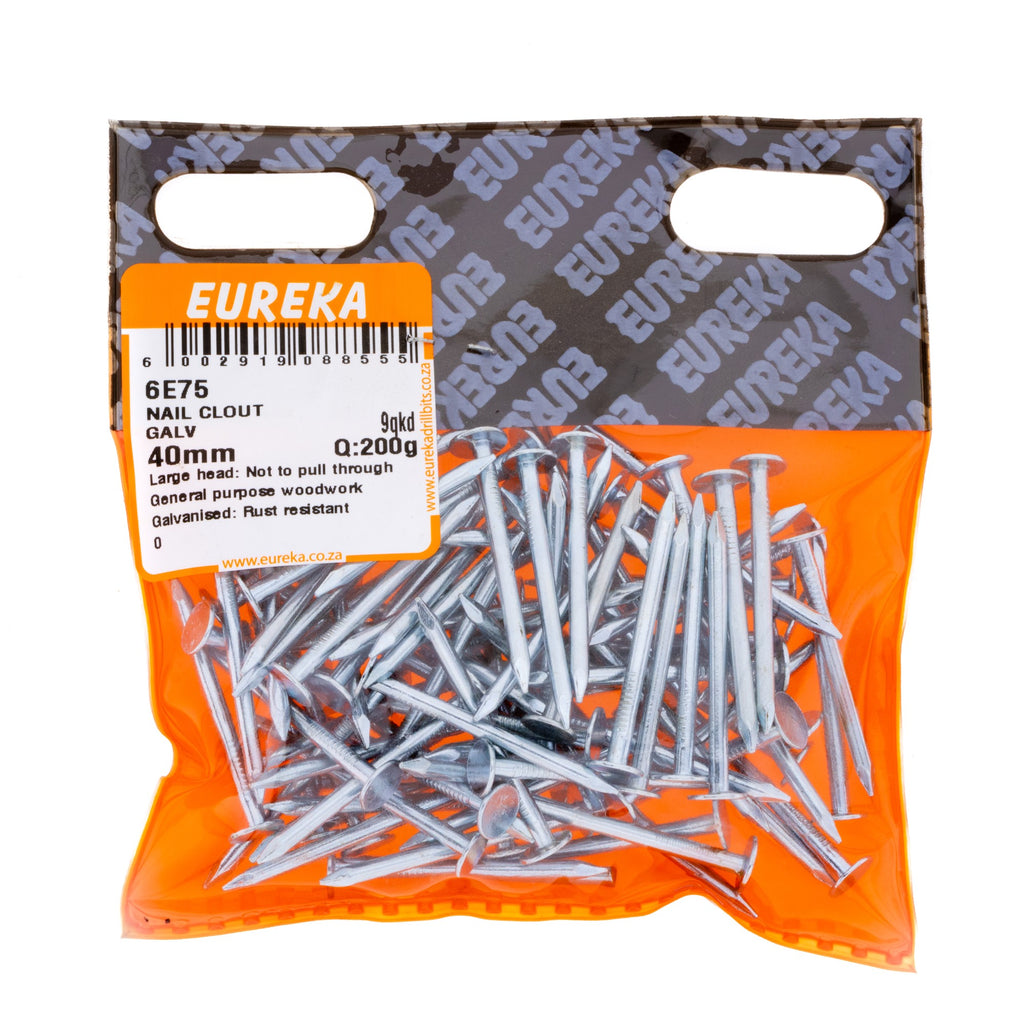 NAIL CLOUT GALV 40MM Q:200G EUREKA – Hinterland