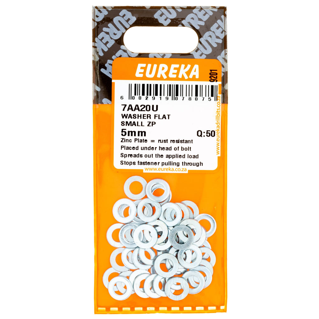 WASHER FLAT SMALL 5MM Q:50 EUREKA – Hinterland