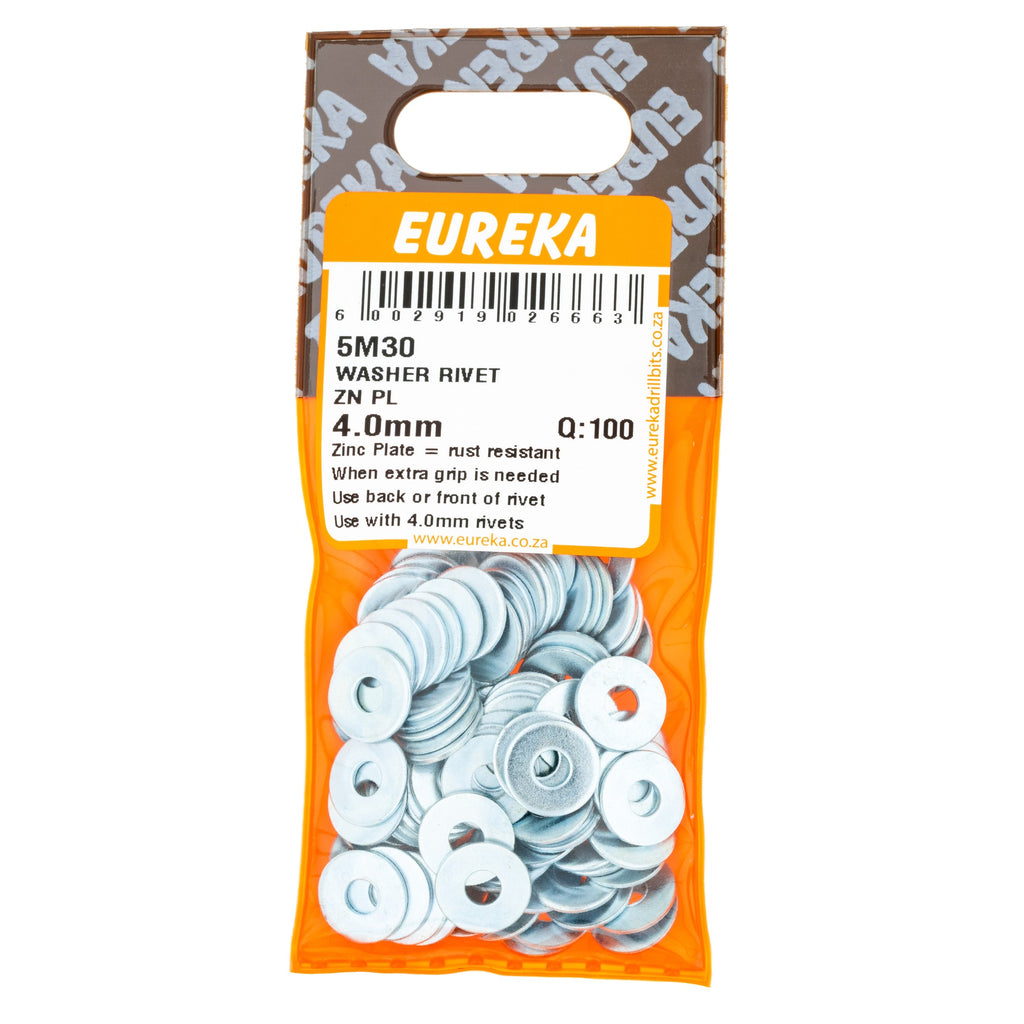 RIVET WASHERS 4MM Q:100 EUREKA – Hinterland