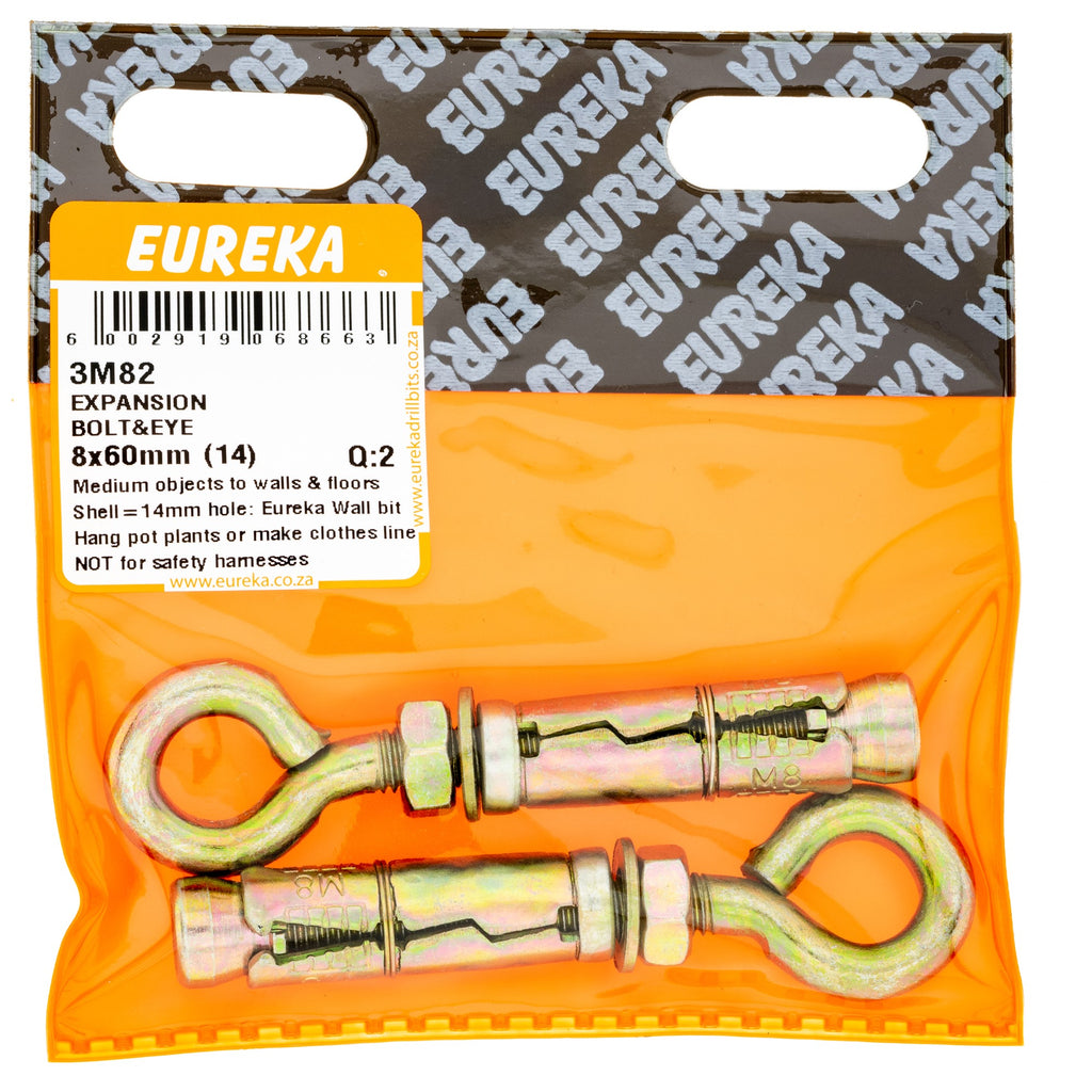 EXPANSION BOLT & EYE 8X60MM Q:2 EUREKA – Hinterland