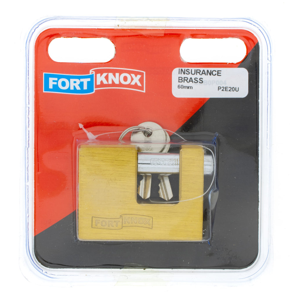 PADLOCK INSURANCE BRASS 60MM F/KNOX – Hinterland