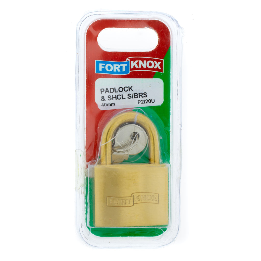 PADLOCK&SHCL SOLID BRASS 40MM F/KNOX – Hinterland