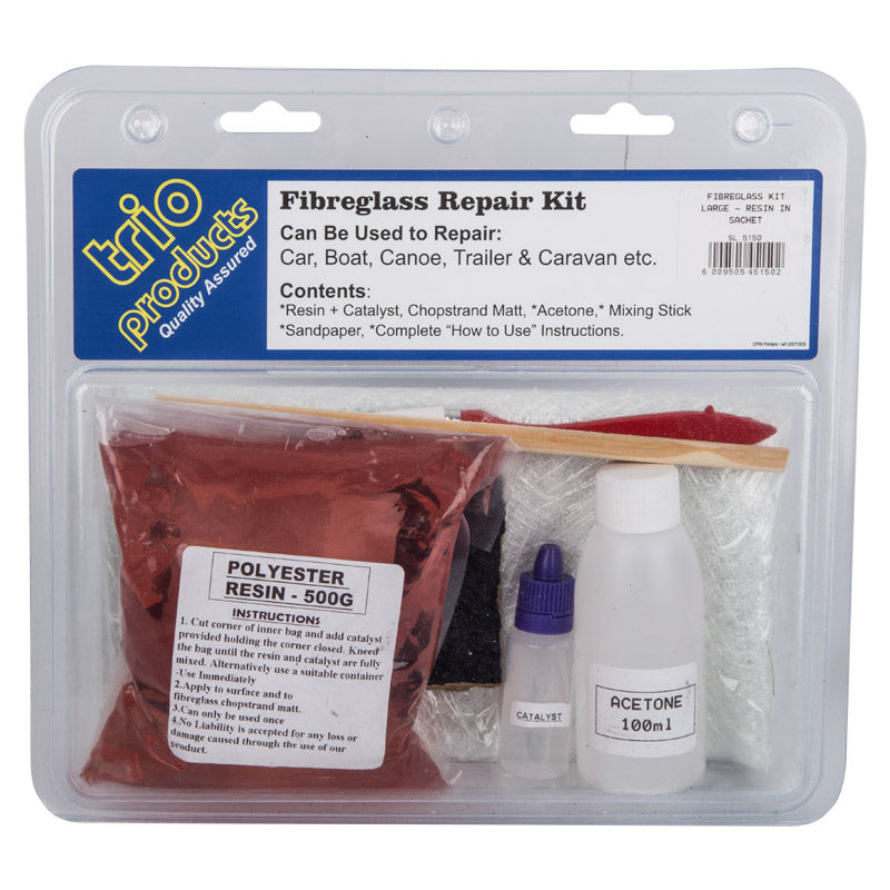 FIBREGLASS REPAIR KIT LARGE – Hinterland