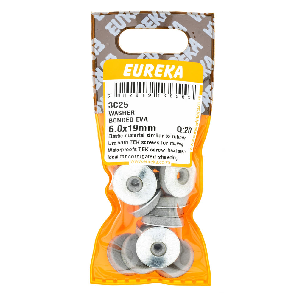 WASHER BONDED EVA 6X19MM Q:20 EUREKA – Hinterland