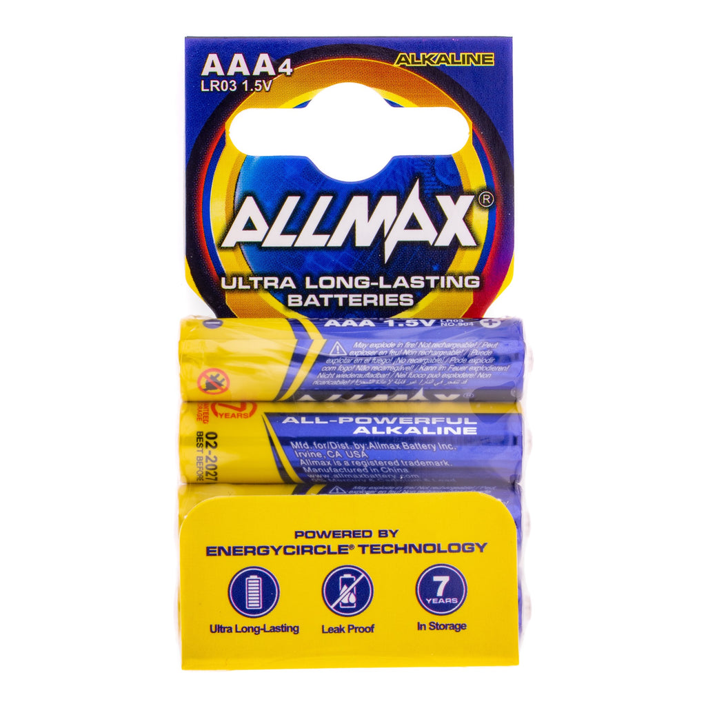 BATTERY AAA 4 PACK SUPER ALKALINE GOLD – Hinterland
