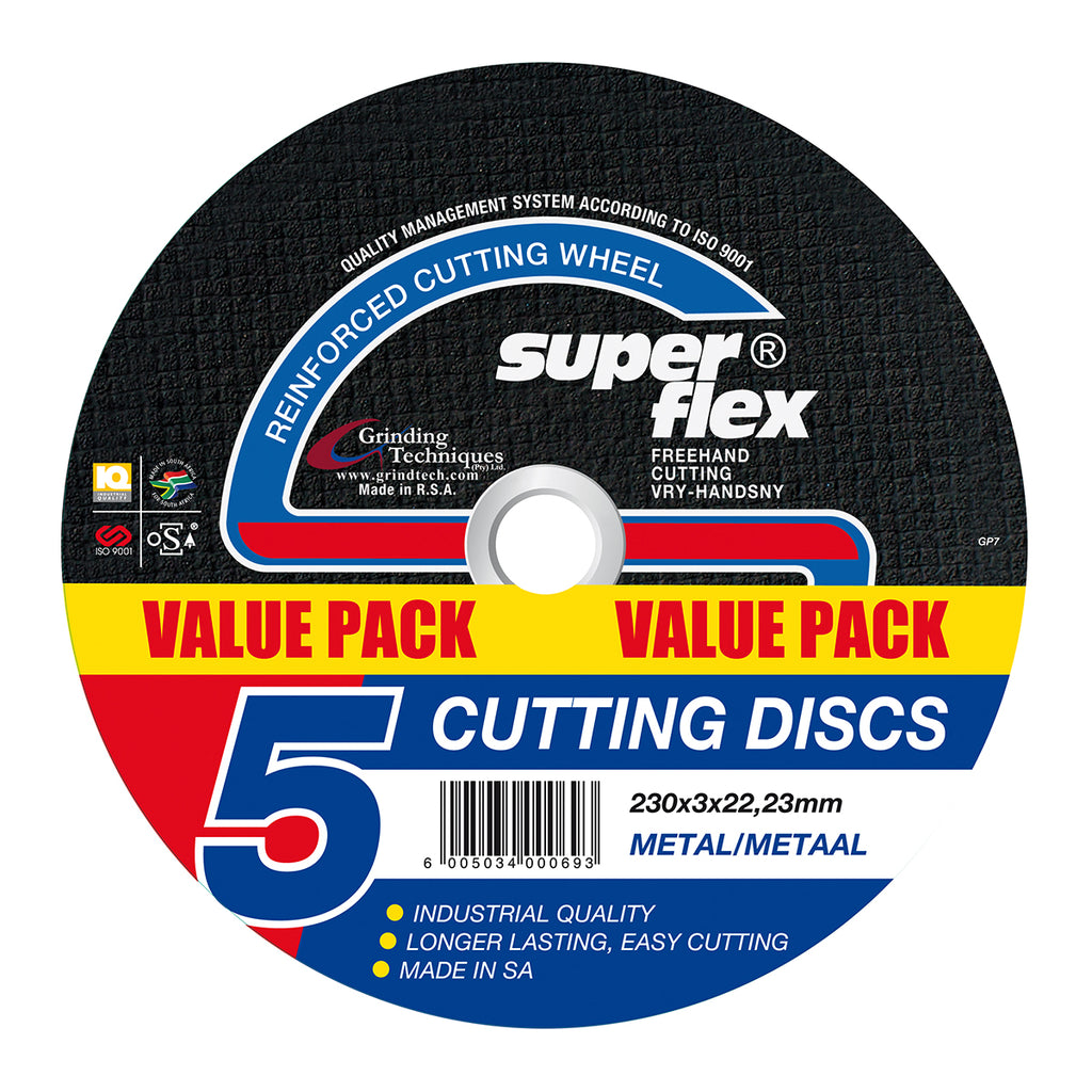 Superflex Cutting Disc Steel 230X3X22.2 Q: 5 – Hinterland