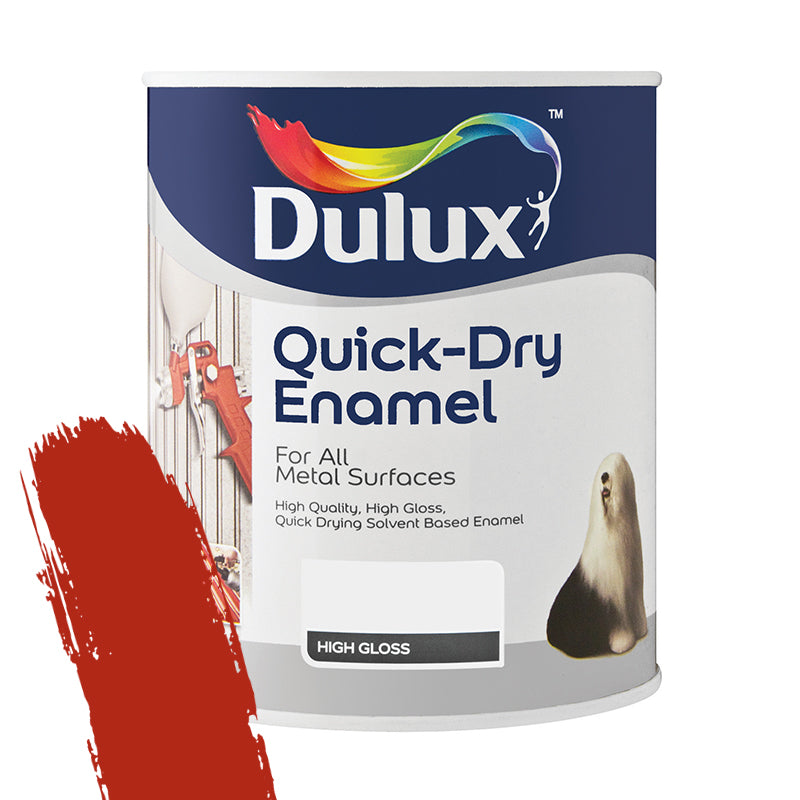ENAMEL QD SIGNAL RED 1L DULUX – Hinterland
