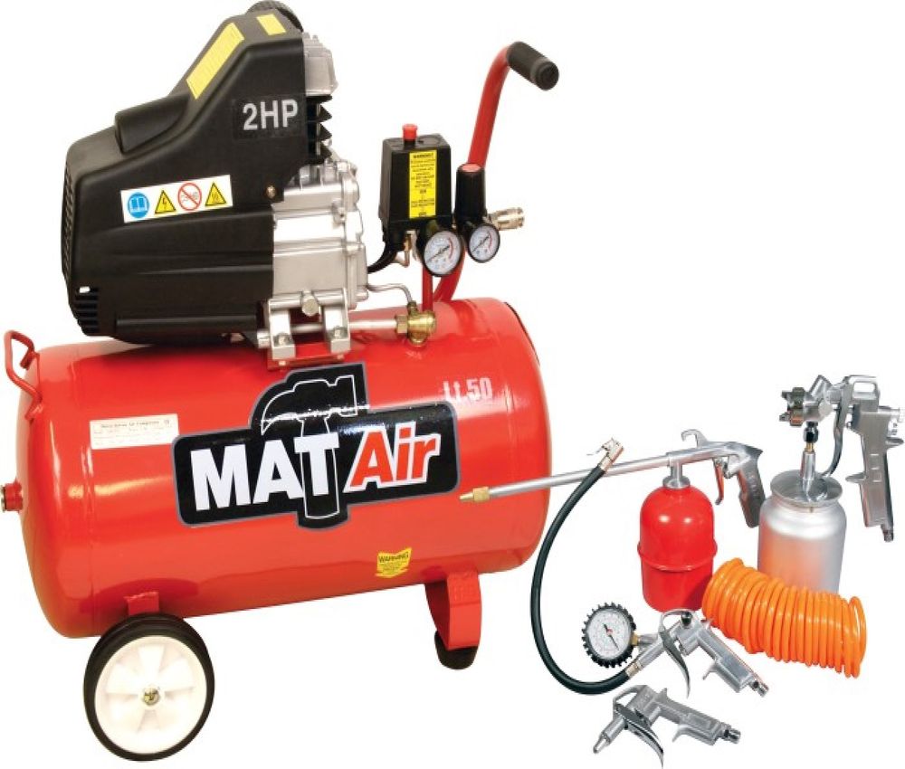 COMPRESSOR 50L WITH 5 PIECE ACCESSORY KIT MATUS – Hinterland