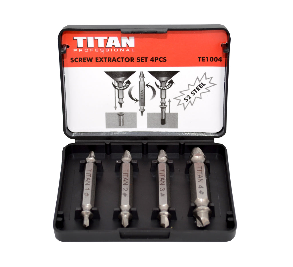 SCREW EXTRACTOR SET 4PC TITAN – Hinterland