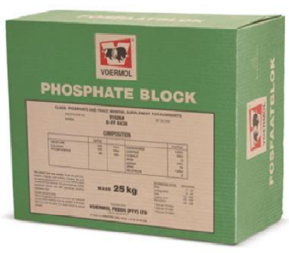 BLOCK PHOSPHATE 25KG VOERMOL – Hinterland