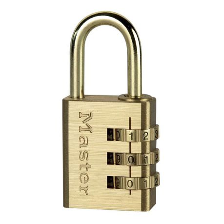 LOCK COMBINATION BRASS MASTER 30MM – Hinterland