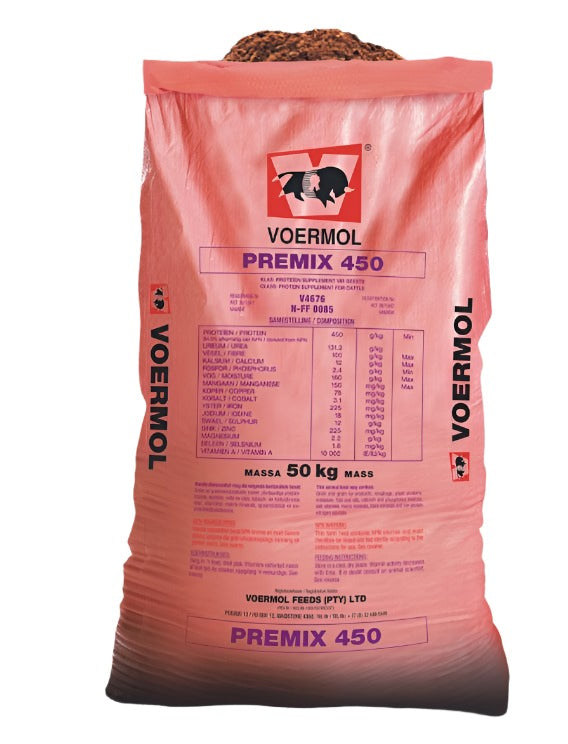 PREMIX 450 50KG VOERMOL – Hinterland
