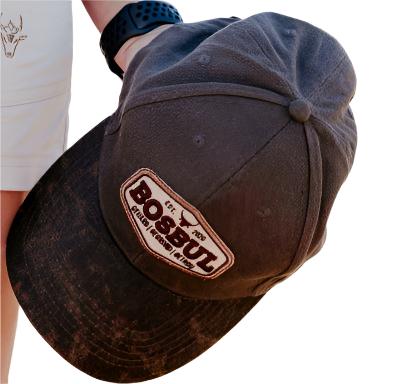CAP 2 TONE GREY/BROWN EMB BADGE BOSBUL – Hinterland