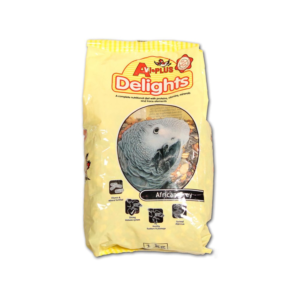 PARROT AFRICAN GREY FOOD 1KG AVI-PLUS – Hinterland