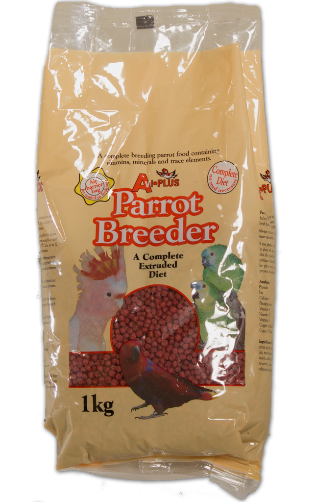 COMPLETE DIET PARROT BREEDER 1KG AVI-PLUS – Hinterland