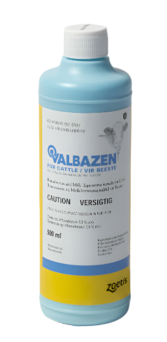 DOS VALBAZEN CATTLE 500ML ZOETIS – Hinterland