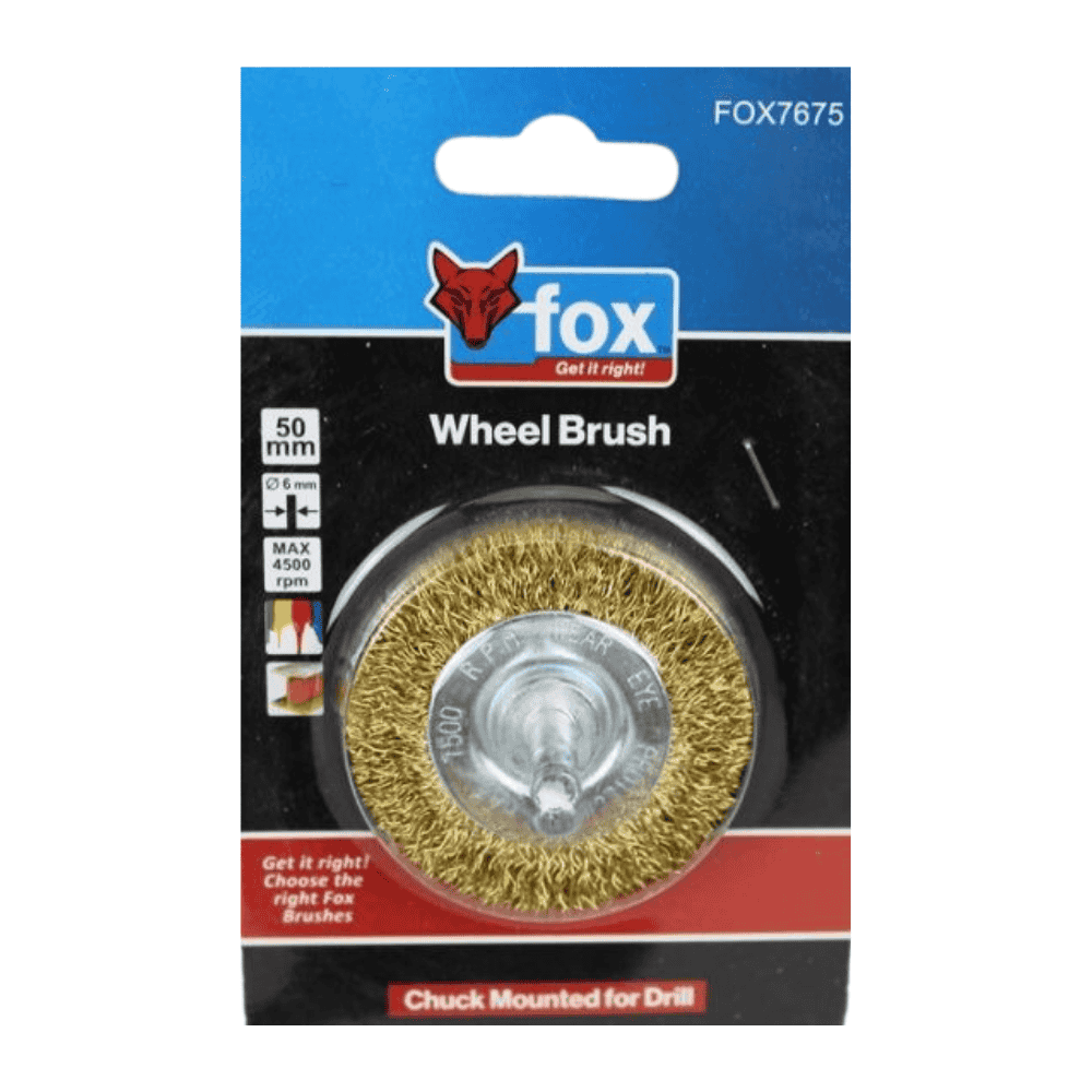 WIRE WHEEL CRIMPED 50MM (DRILL) FOX – Hinterland