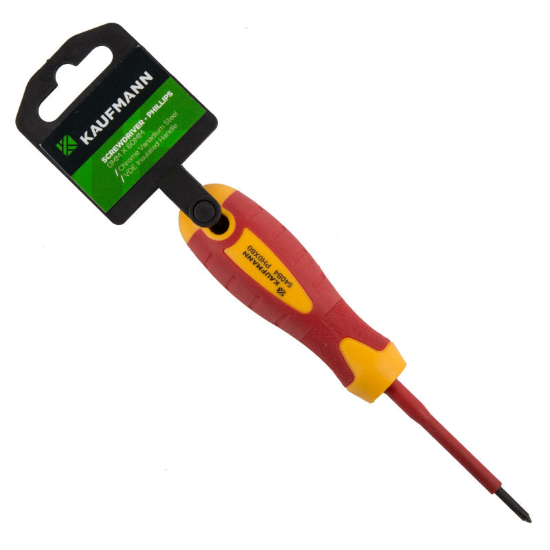 KAUFMANN VDE SCREWDRIVER PHILLIPS PH0 X 60MM – Hinterland