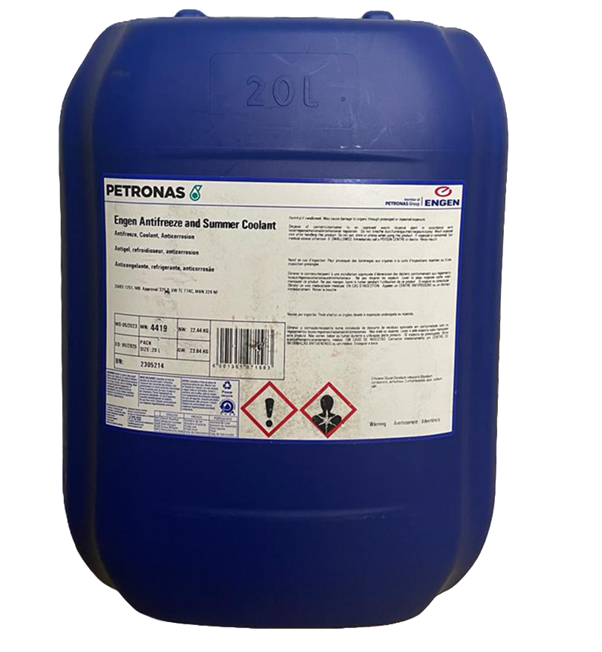 ANTI FREEZE SUMMER COOLANT OIL ENGEN 20L – Hinterland