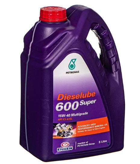 DIESELUBE 600 SUPER ENGEN OIL 5L – Hinterland