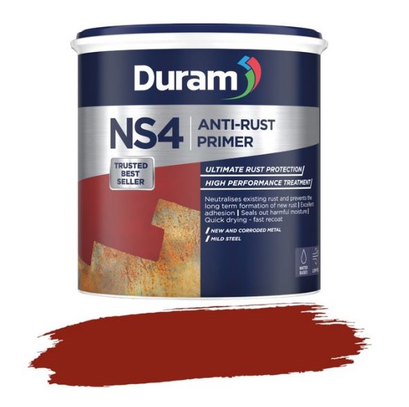 DURAM NS4 METAL PRIMER 1L RED OXIDE – Hinterland