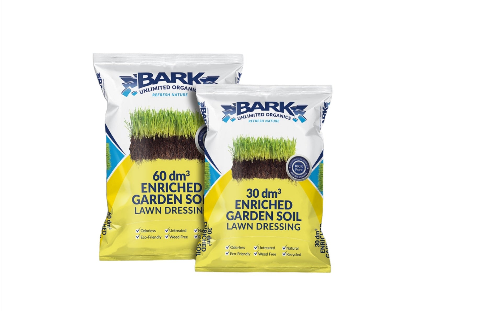 BARK LAWN DRESSING WITH GARDEN SOIL 60DM – Hinterland
