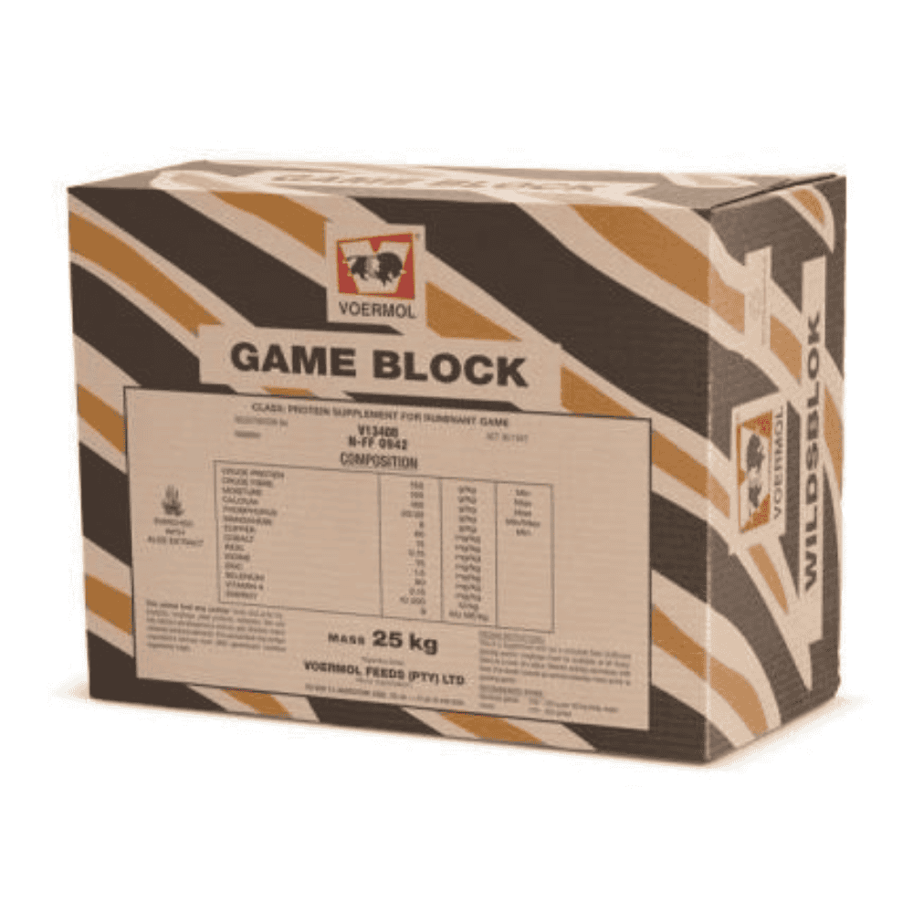 GAME BLOCK 25KG VOERMOL – Hinterland