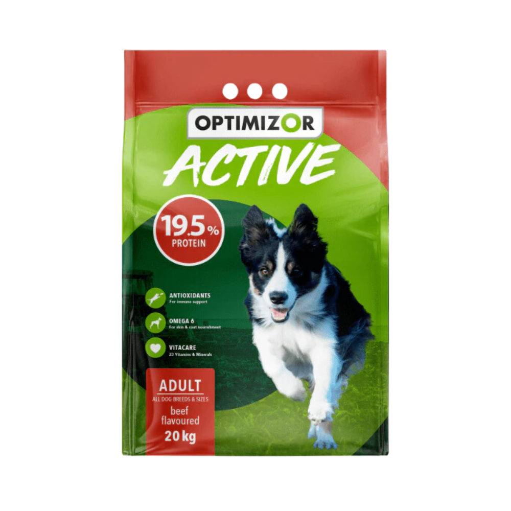 DOG FOOD ACTIVE ADULT 20KG OPTIMIZOR – Hinterland