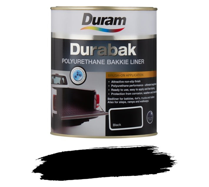 DURAM DURABAK BRUSH ON 1L BLACK – Hinterland